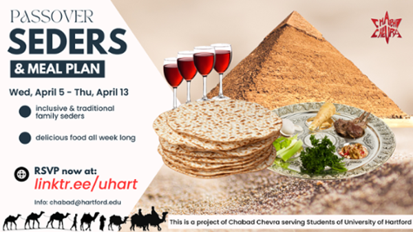 Passover Seders & Meal Plan at UHart - University of Hartford