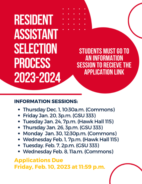 RA Selection 2023-2024 - University of Hartford