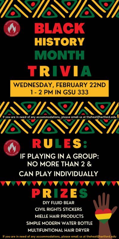 HEAT's Black History Month Trivia - University of Hartford